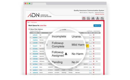 Patient Safety Event Reporting System | American Data Network