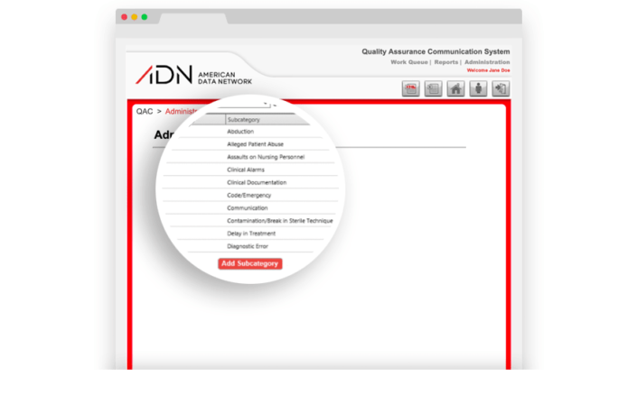 Patient Safety Event Reporting System | American Data Network
