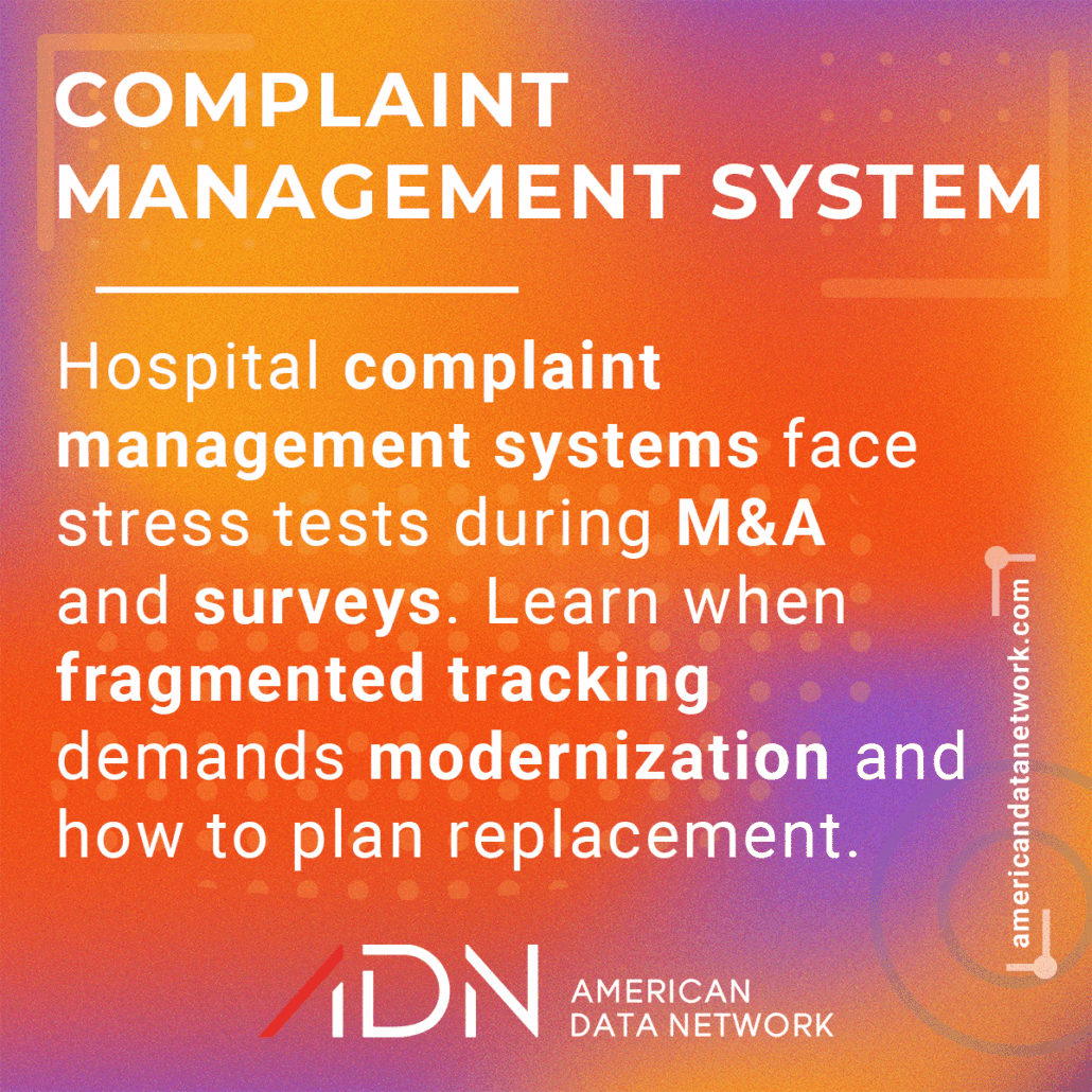 When A Fragmented Complaint Management System Signals the Need for ...