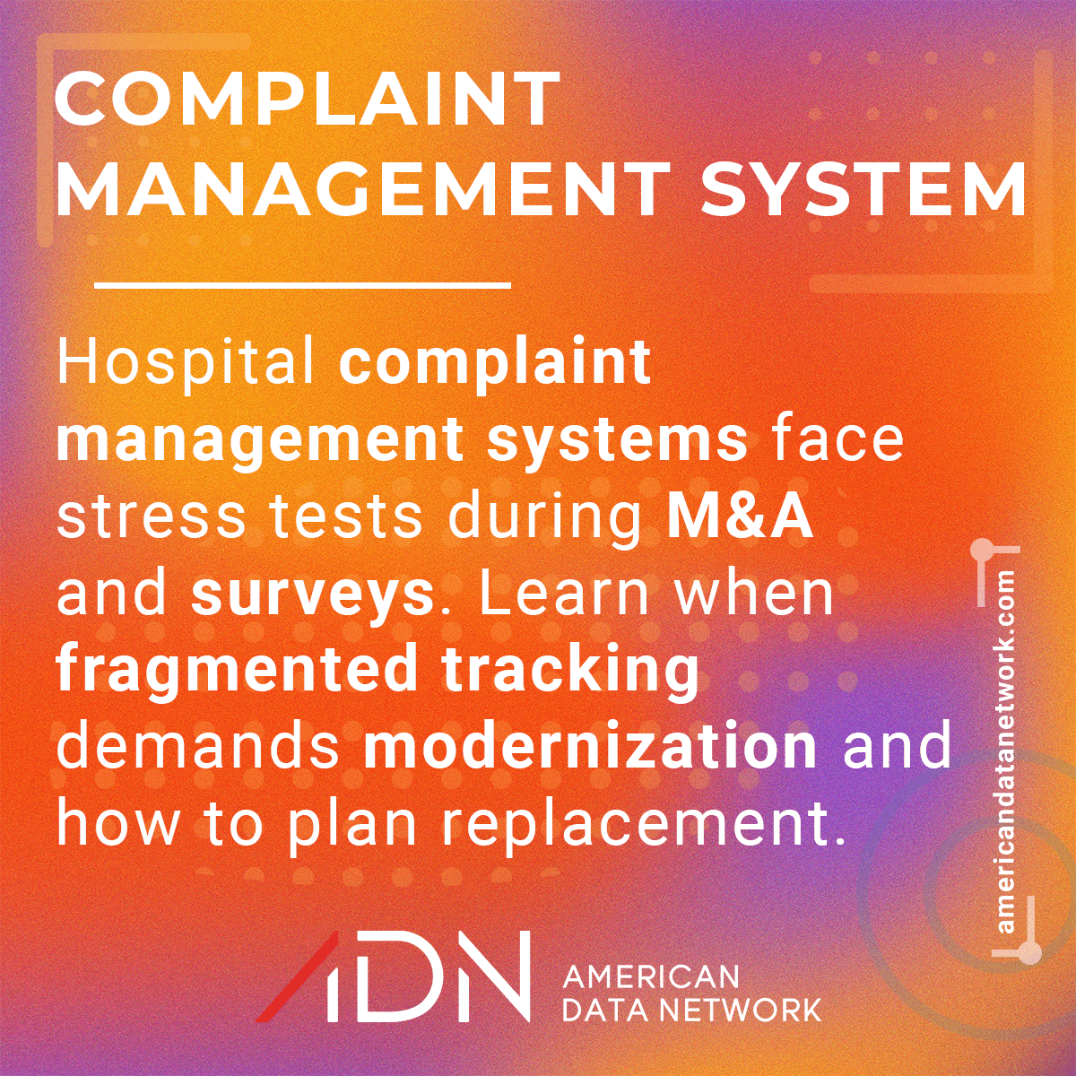 When A Fragmented Complaint Management System Signals the Need for ...